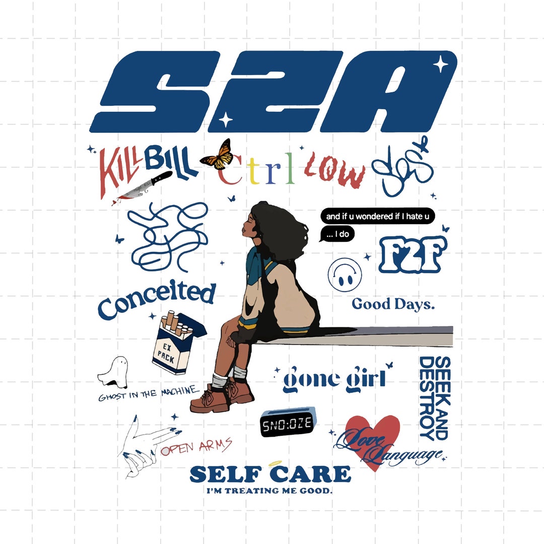 S.Z.A Singer PNG Download Kill Bill Sos Download Svg SZA SOS - Etsy