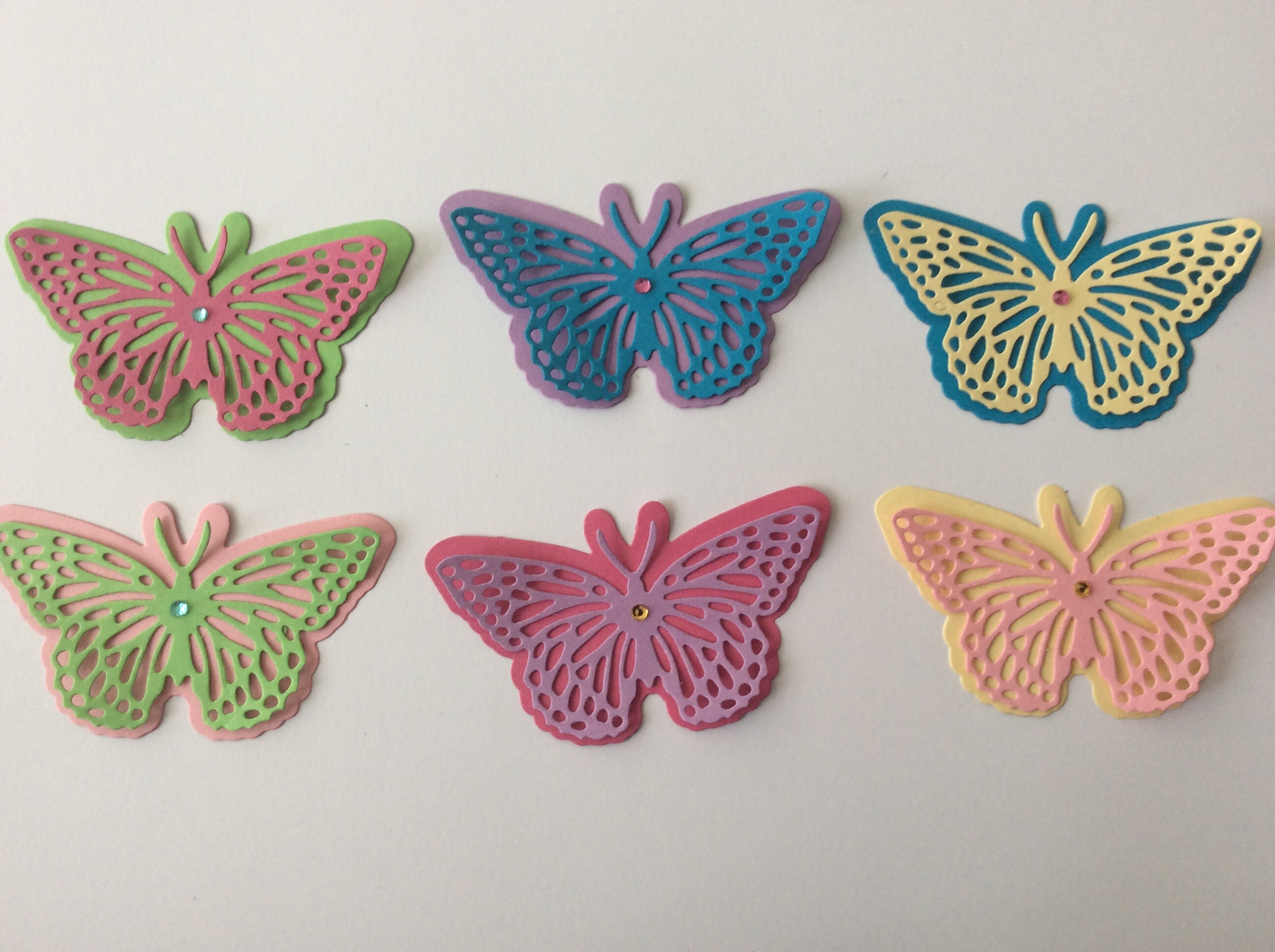 Die Cut Butterflies and Dragonflies. Set of 22. Cardmaking - Etsy
