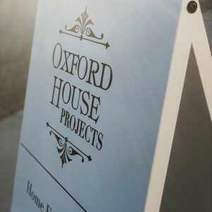 Custom Metal A-frame Sidewalk Sign: Magnetic Sandwich Board Display - Etsy