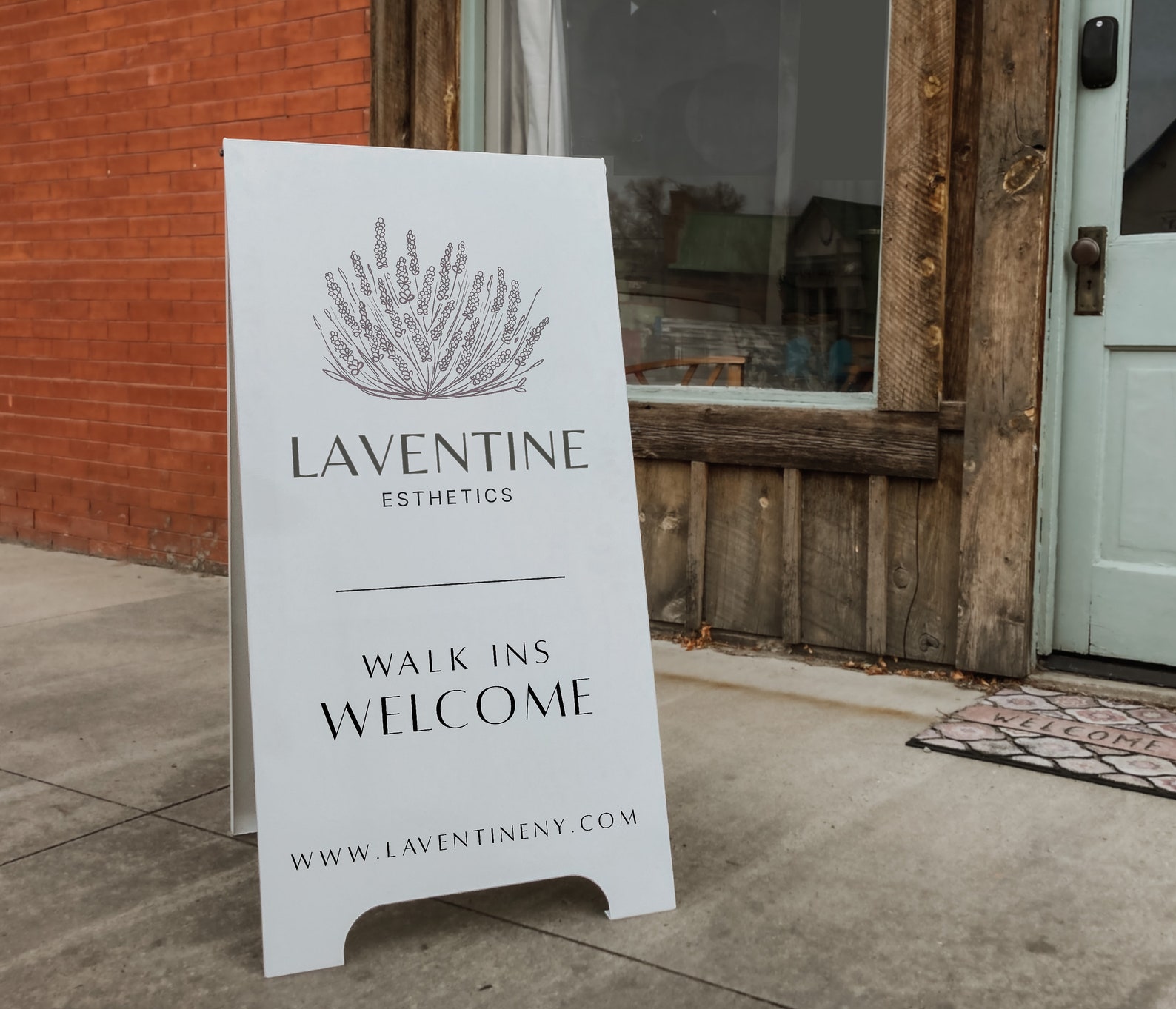 Custom A-frame Sign: Minimalist Magnetic Sidewalk Display - Etsy