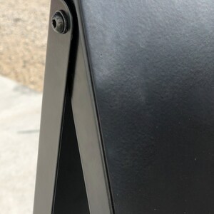 Custom A-frame Sign: Black Metal Sidewalk Display - Etsy