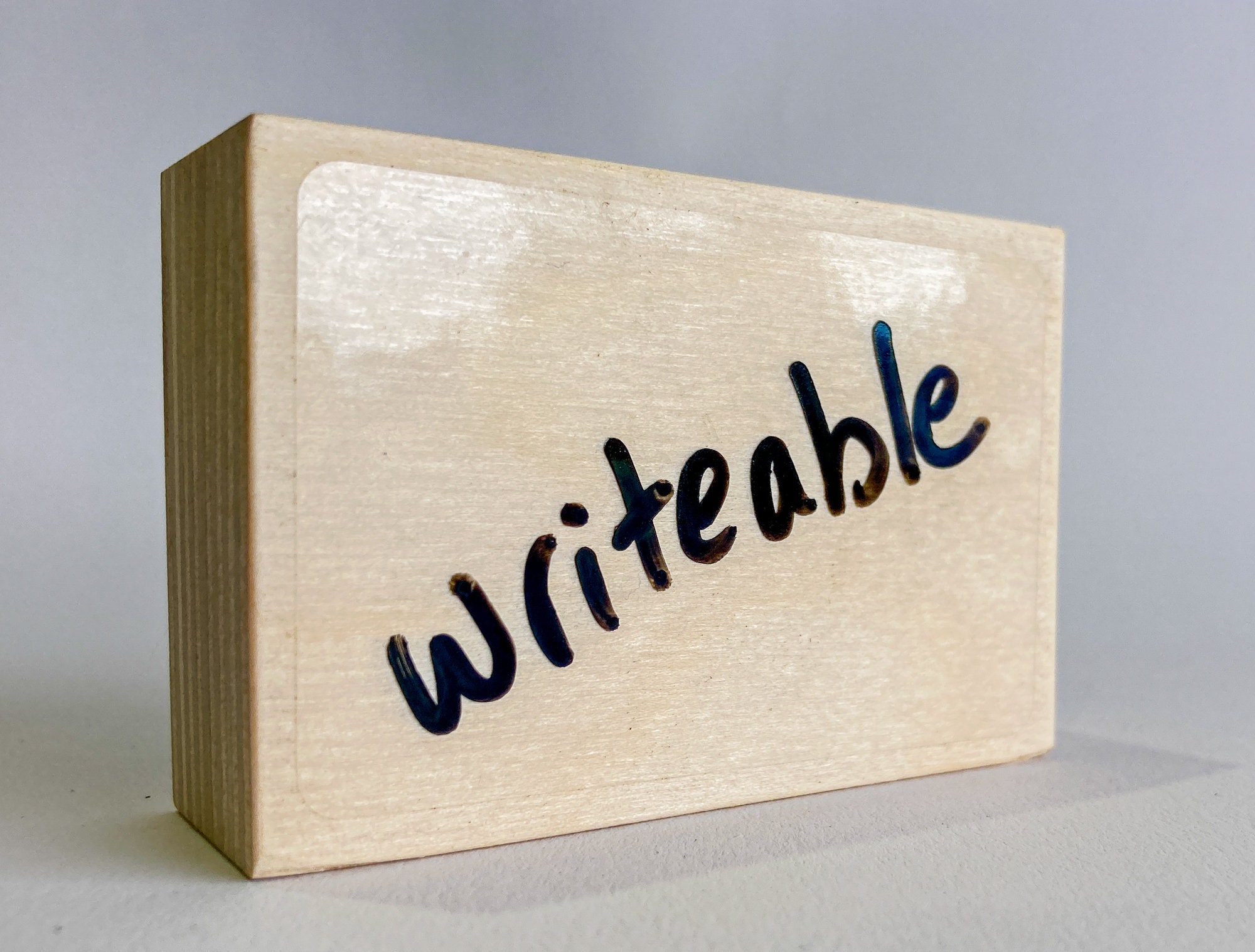 Wooden Tabletop Sign Mini Dry Erase Board Writeable - Etsy