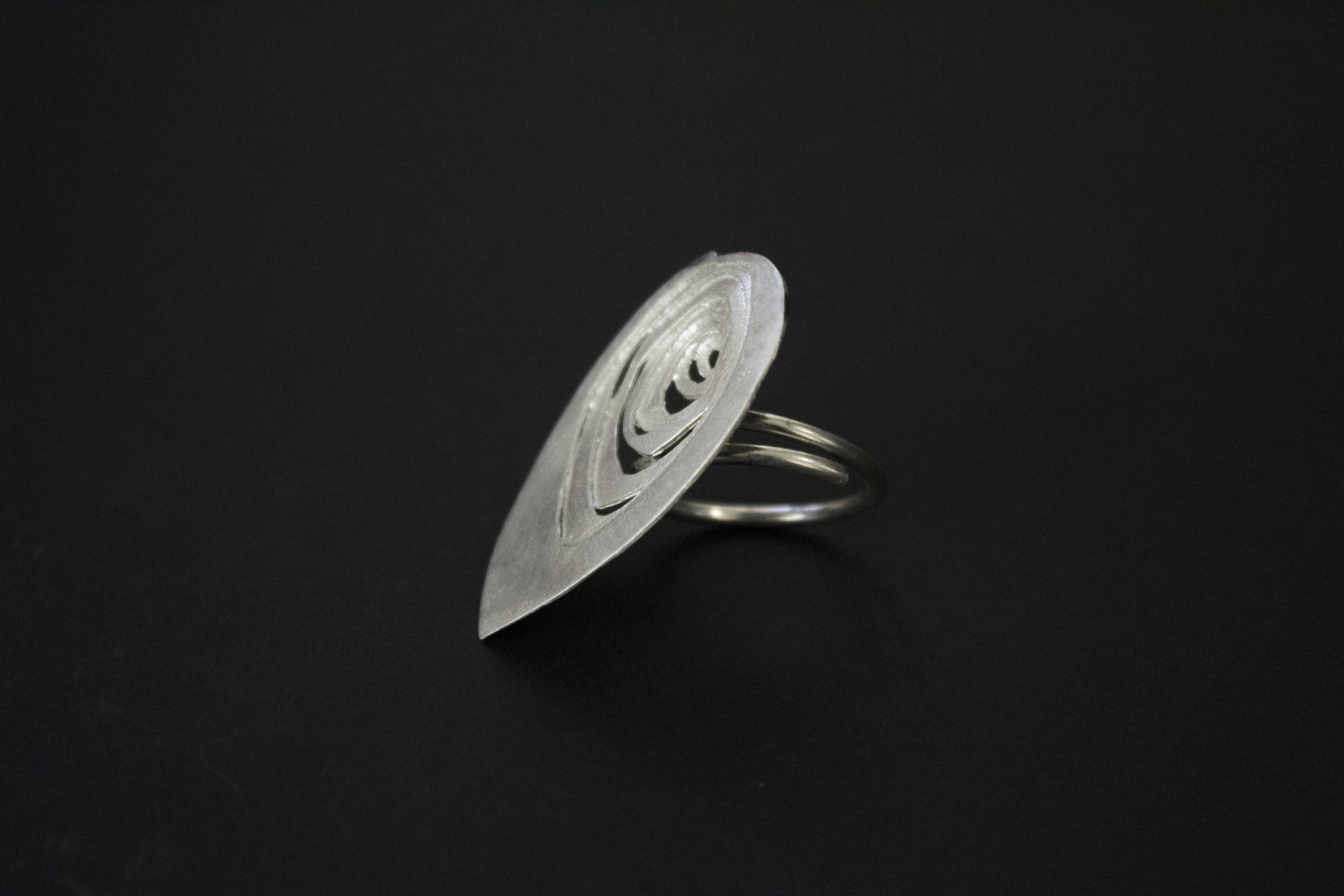 Silver Adjustable Ring TOPOGRAFIES - Etsy