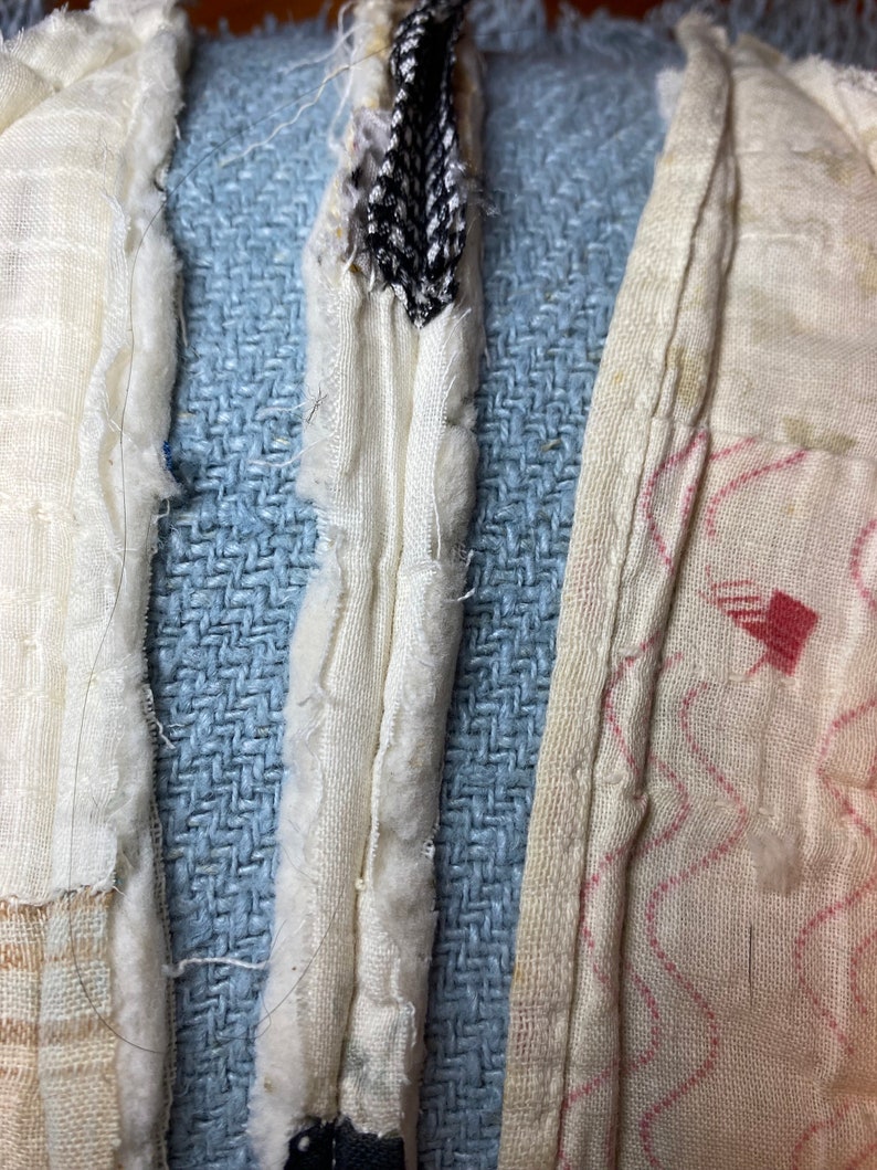 16 Antique Grain Sack Sailboat Pillow, Farmhouse Style Rustic ...