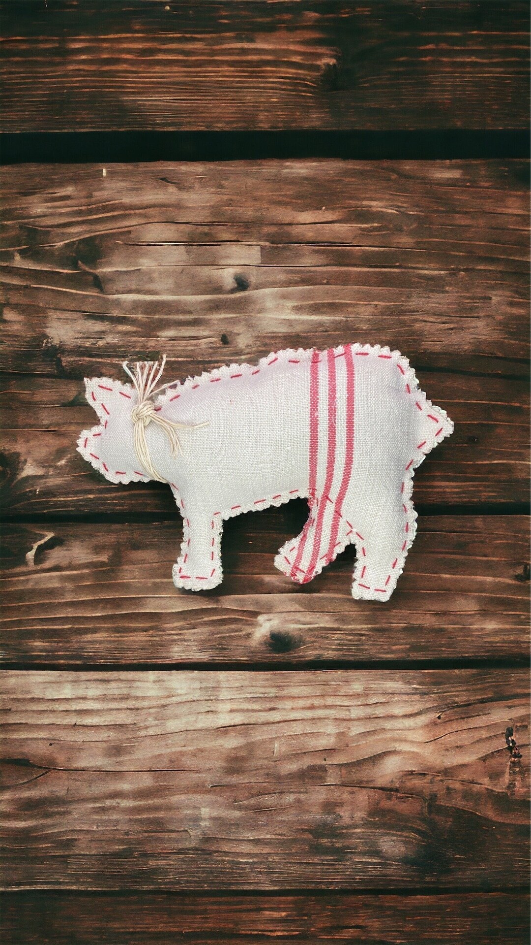 7 Antique Grain Sack Pig Bowl Filler Farmhouse Pillow, Pioneer Woman ...