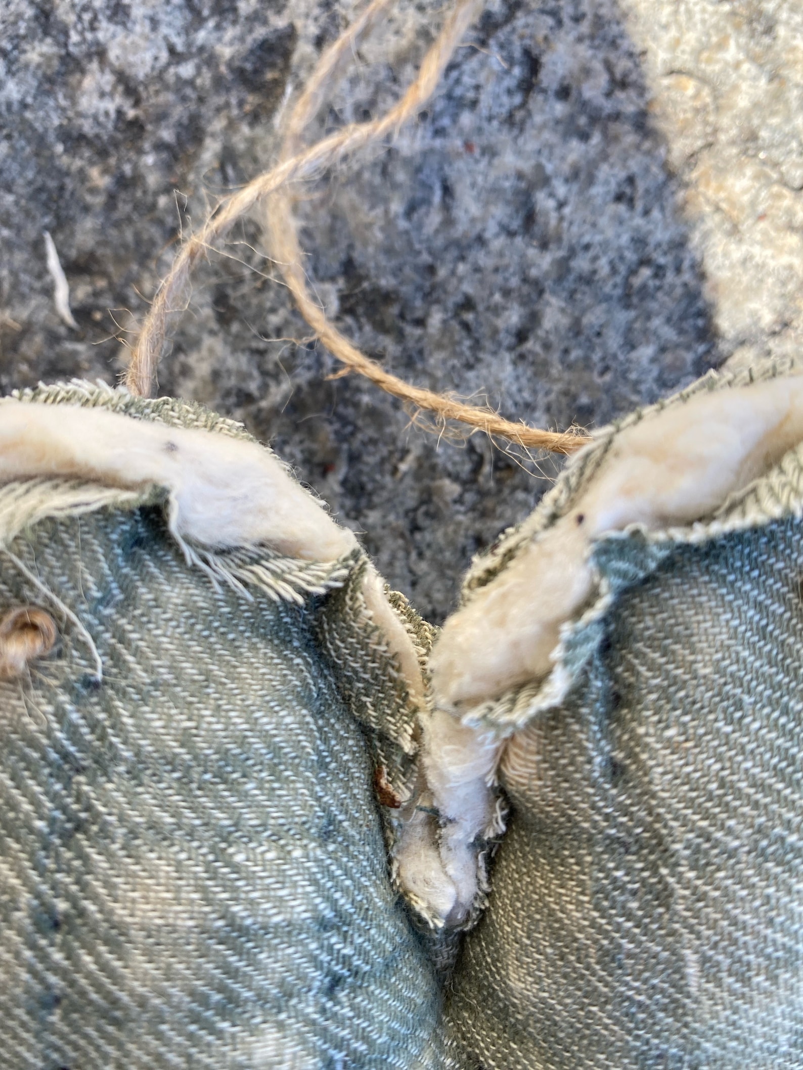 6 Primitive Antique Quilt Heart, Hanging Pillow Farmhouse Bowl Filler ...