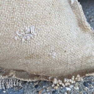 12 Antique BEMIS Grainsack Cat Pillow, Rustic Farmhouse Grain Sack ...