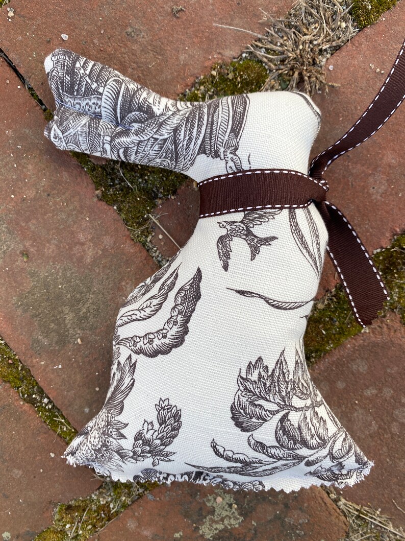 9 Farmhouse Vintage Toile Bunnies, Shabby Chic Bunny Rabbit, French ...