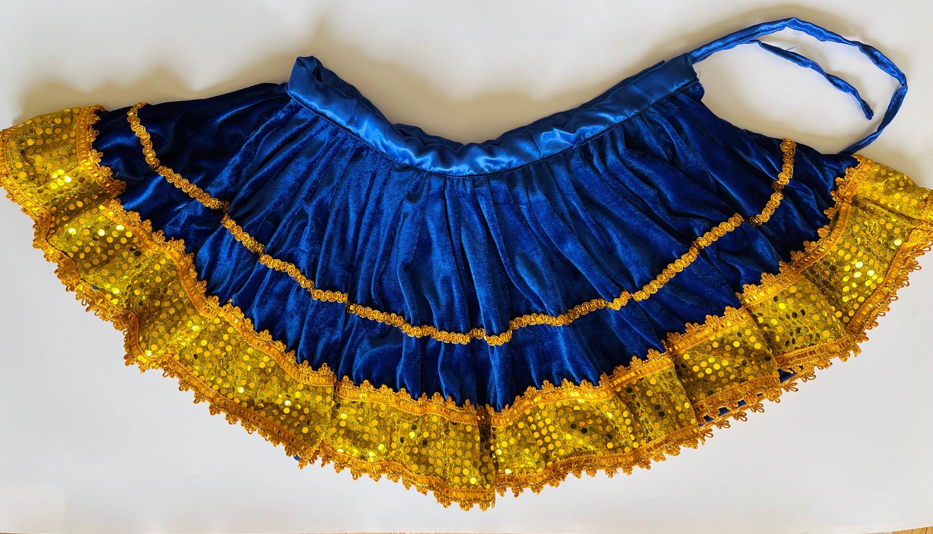 Caporales Skirt “SAYA” or “CAPORALES” Practice Skirt. Pollerita Mini ...