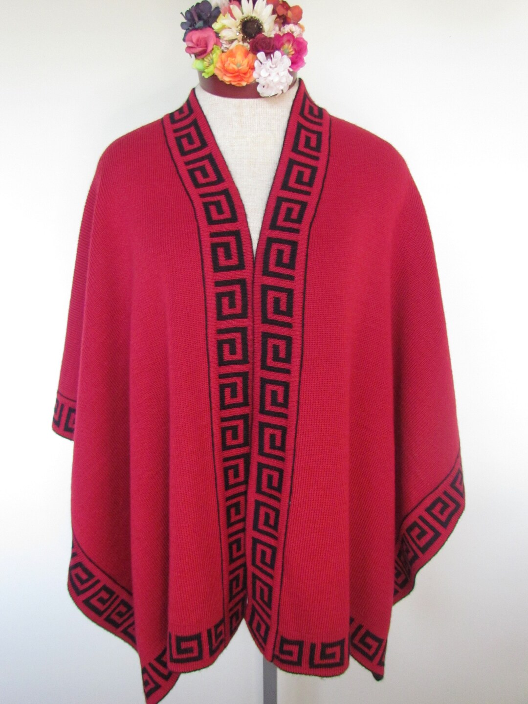 Peruvian Ruana/alpaca Blend Shawl Ruana/soft Alpaca Ruana/cape ...