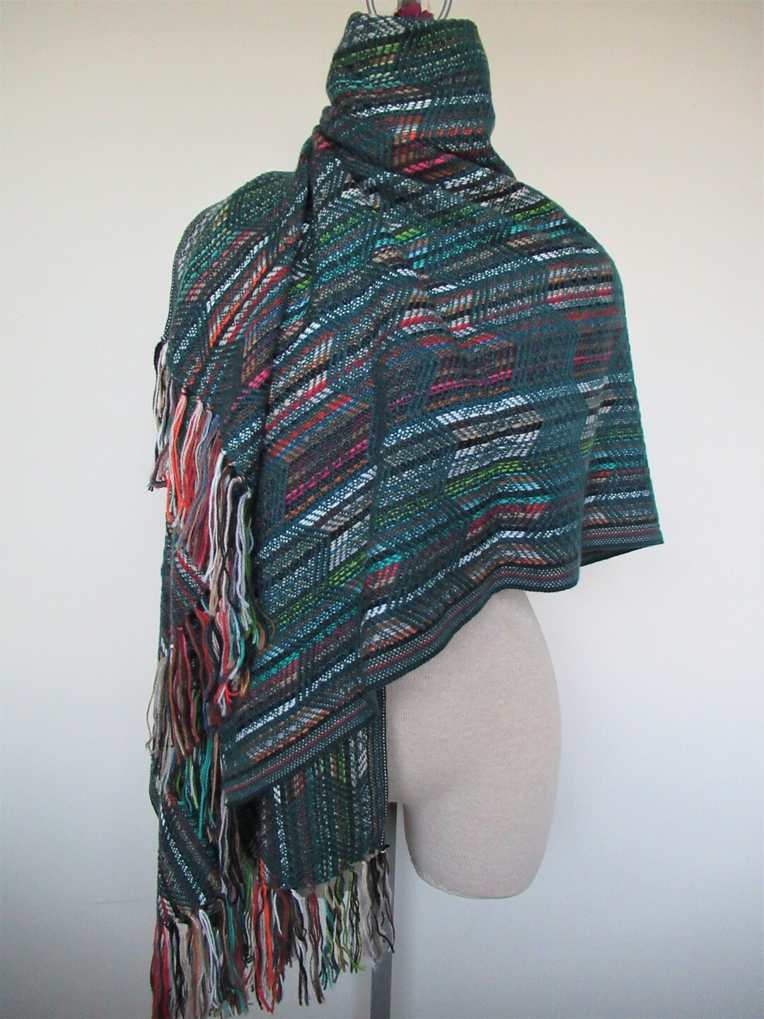 Peruvian Alpaca Blend Shawl for Women/ Alpaca Blend Shawl With ...