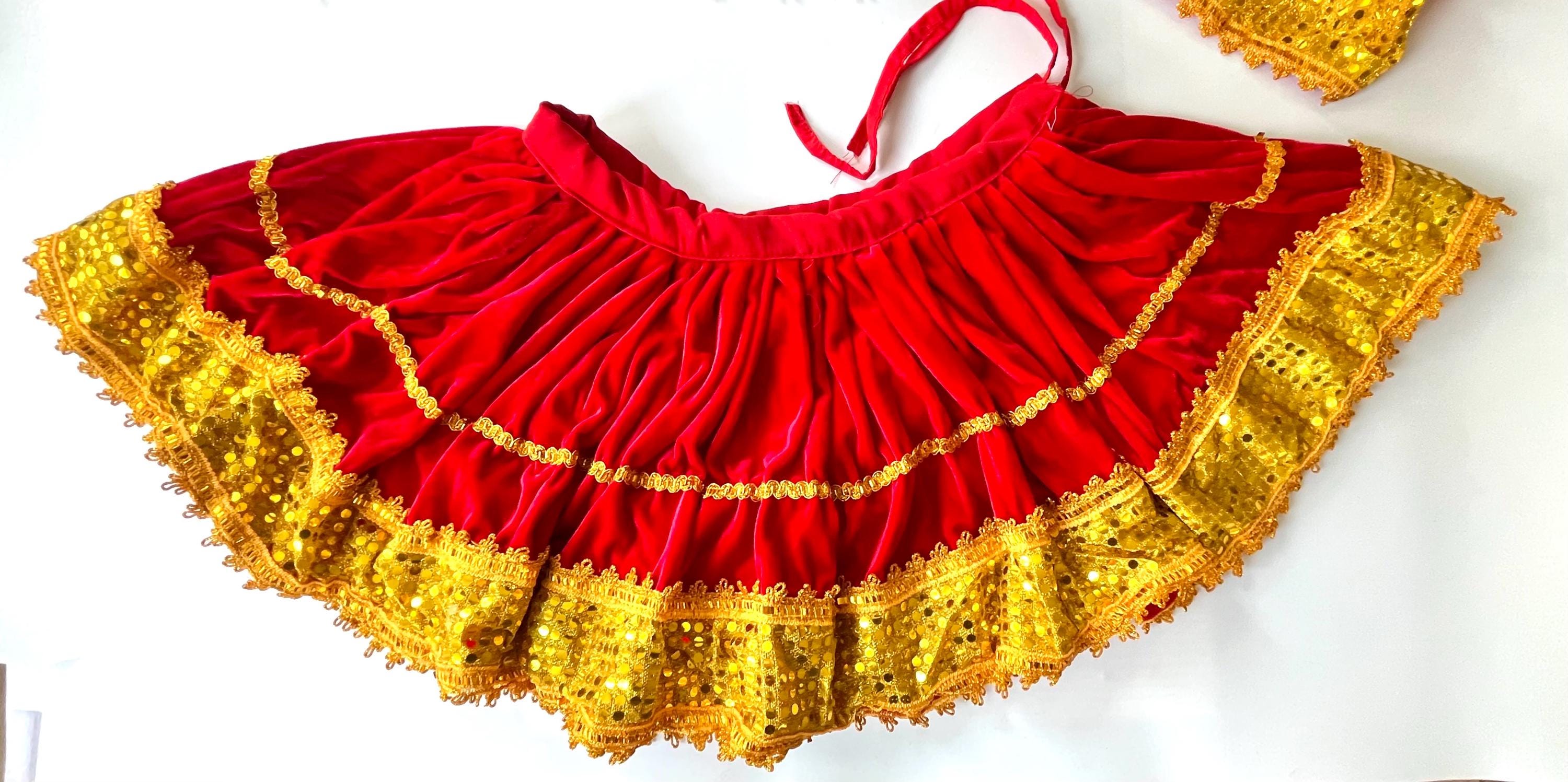 Caporales Skirt “SAYA” or “CAPORALES” Practice Skirt. Pollerita Mini ...