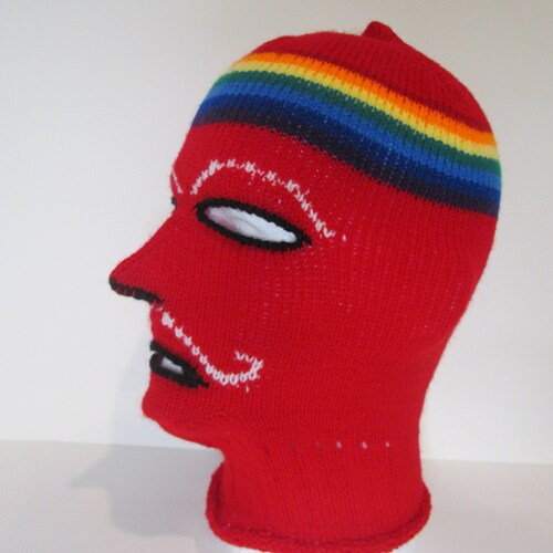 Peruvian Balaclava Ski Mask/devil Balaclava/acrylic Wool - Etsy