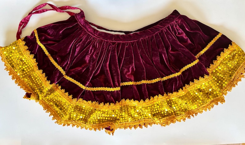 Caporales Skirt “SAYA” or “CAPORALES” Practice Skirt. Pollerita Mini ...