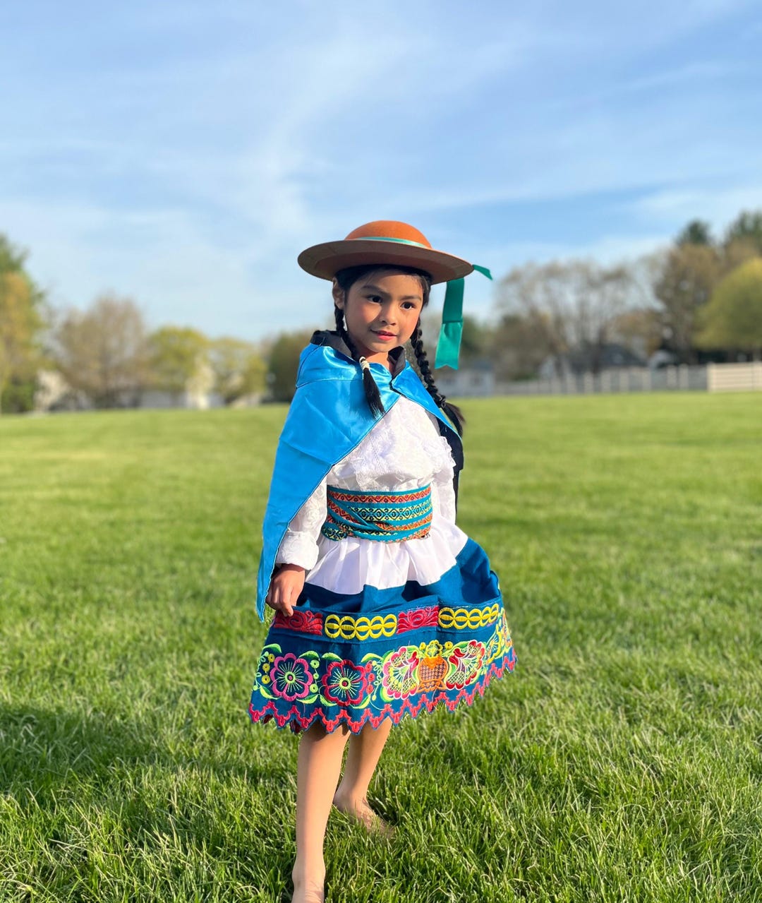 Huaylarsh Size 8 Girls/typical Costume of Peru/ Huaylas/traditional ...
