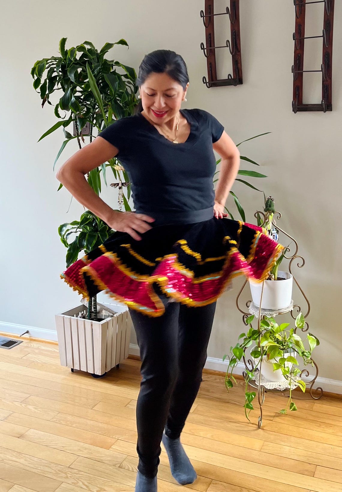 Caporales Skirt “SAYA” or “CAPORALES” Practice Skirt. Pollerita Mini ...