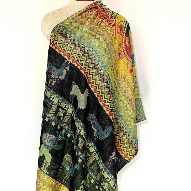 Peru Llama Scarf - Etsy
