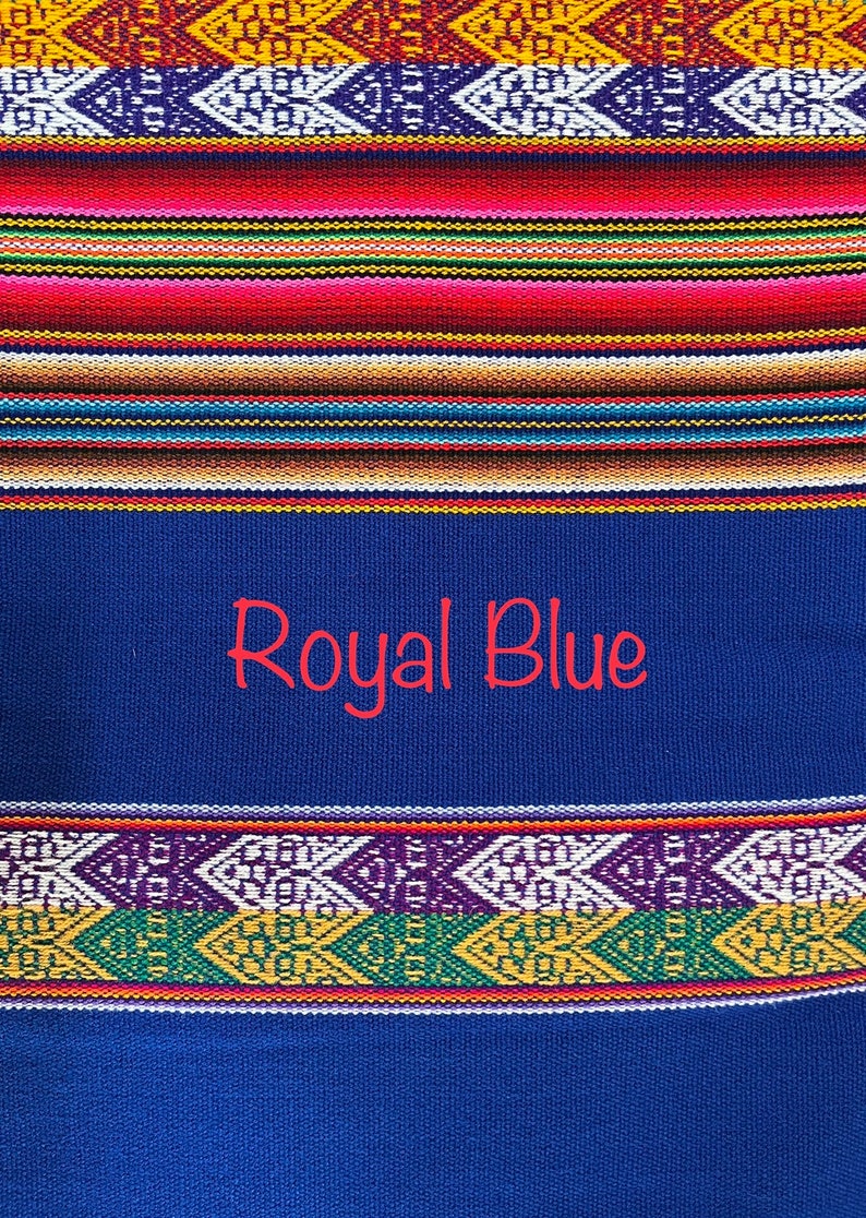 Peruvian Manta 84"x42"/tribal Fabric Blankets/peru Textile Tablecloth ...