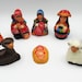 Nativity Set 3 Tall Handcrafted Pottery Nativity /folk - Etsy