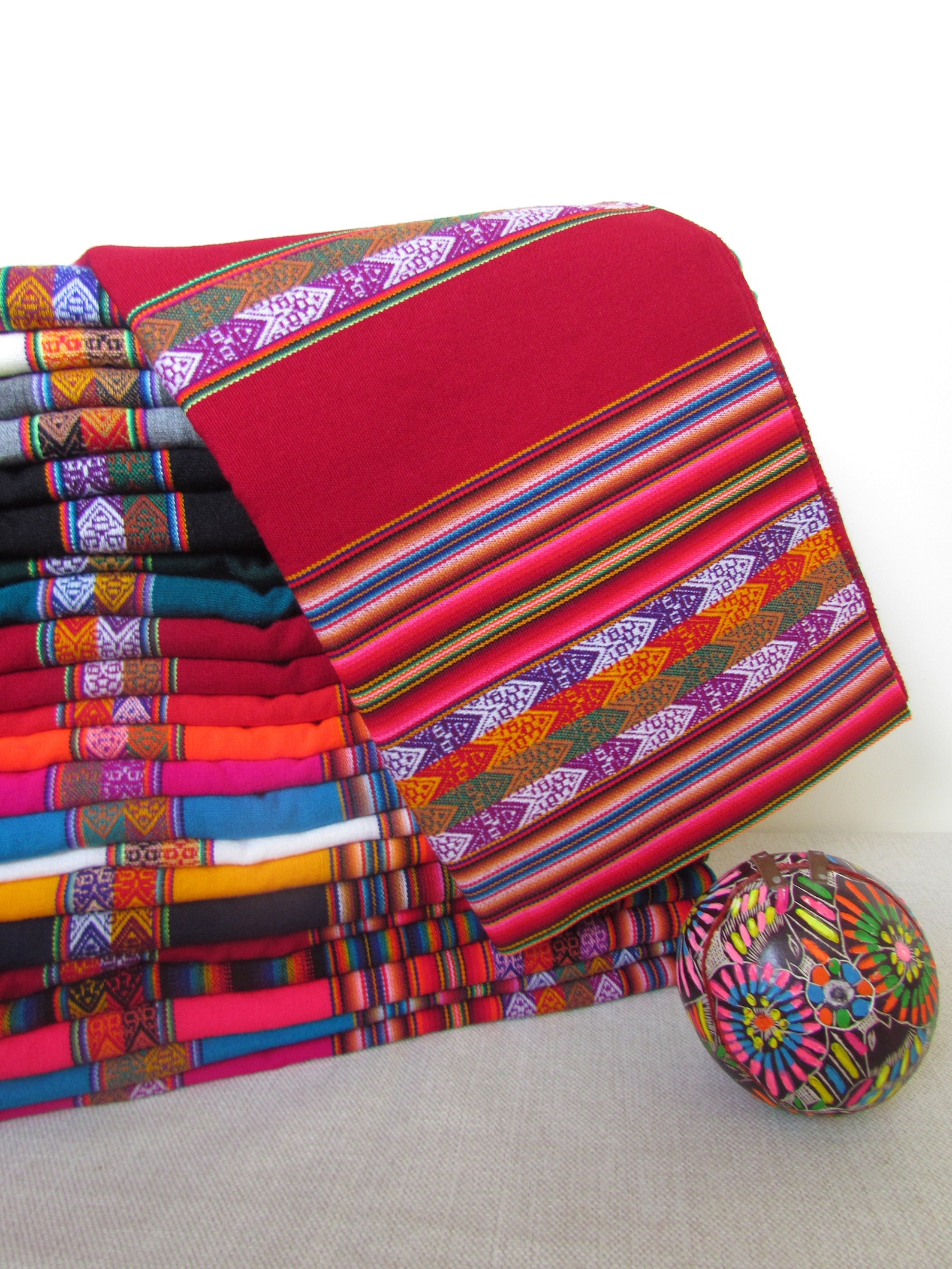 Peruvian Manta 48x42/bohemian Fabric/peruvian | Etsy