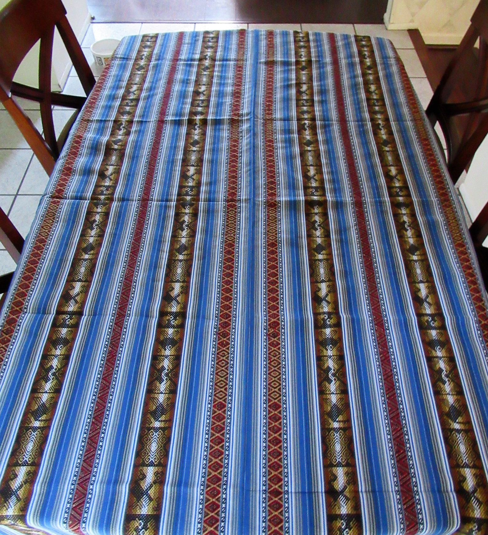 Mantel andino peruano 98'x51' Pulgadas/ Mantel textil | Etsy