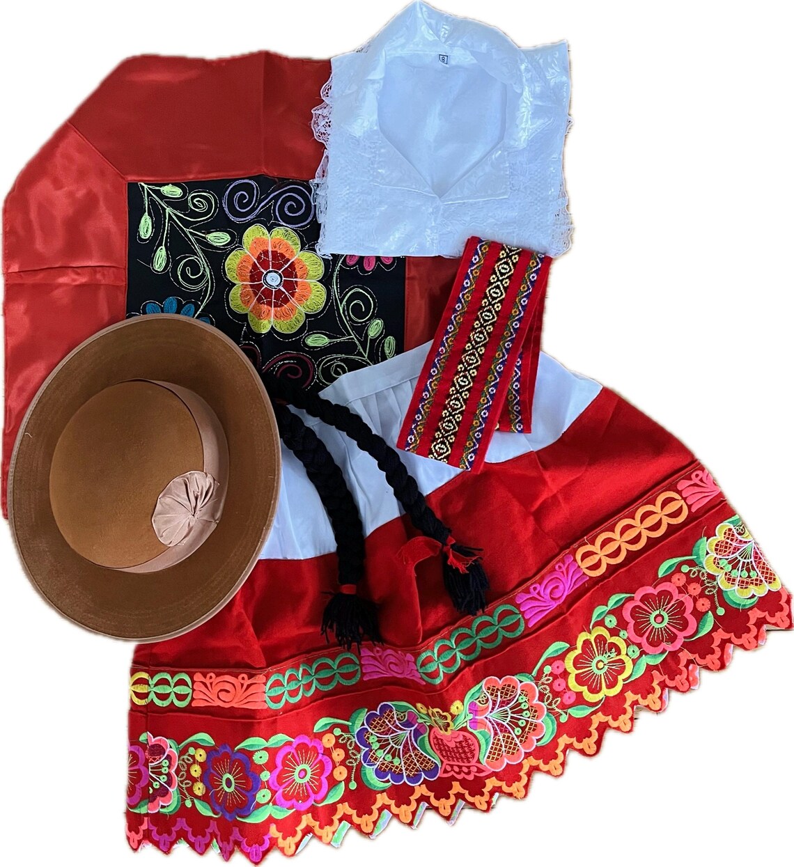 Huaylarsh Size 8 Girls/typical Costume of Peru/ Huaylas/traditional ...