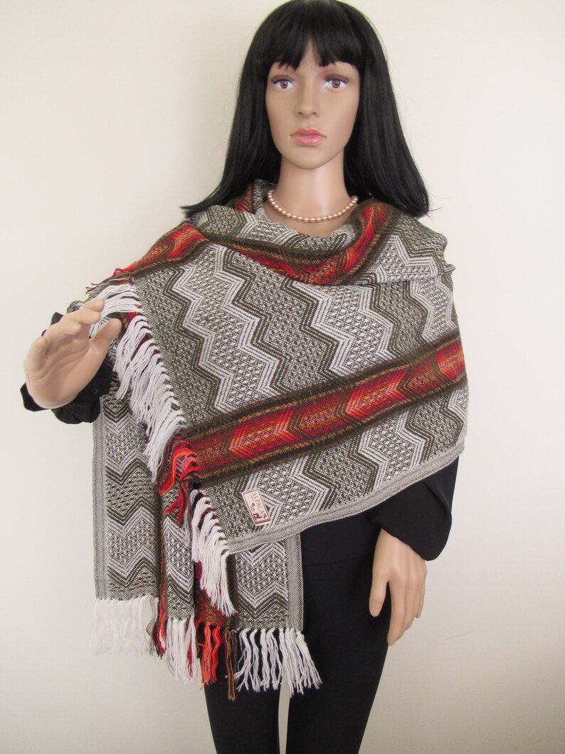 Peruvian Alpaca Blend Shawl for Women/ Alpaca Blend Shawl With - Etsy