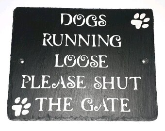 Dogs Loose Sign - Etsy UK