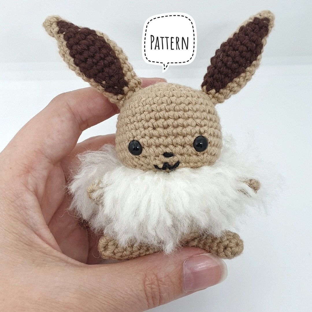 Crochet Pattern of Eevee Pokémon (amigurumi Tutorial PDF File) - Etsy