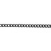 2 Foot 3x2mm Black Gold Plated Raw Brass Chain Raw Brass Curb Chain ...