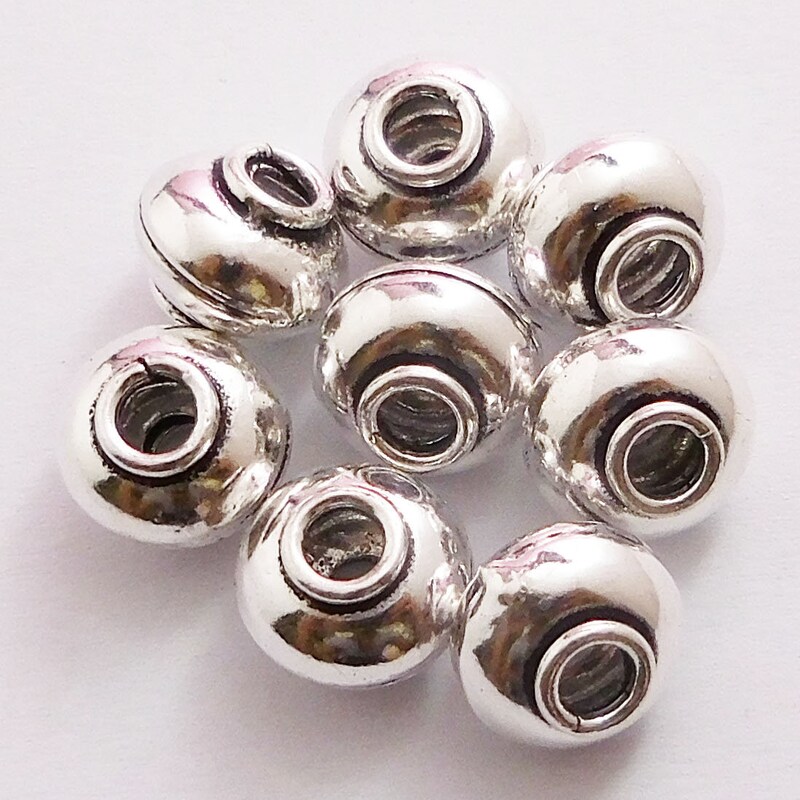 Antique Silver Beads - Etsy