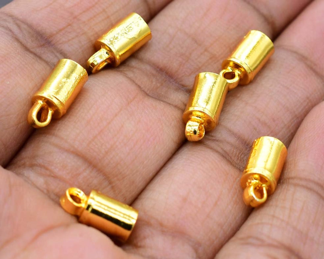 18 Pcs 11x5mm Bali End Bead Cap 4mm Inner Antique Silver Plated Bell ...