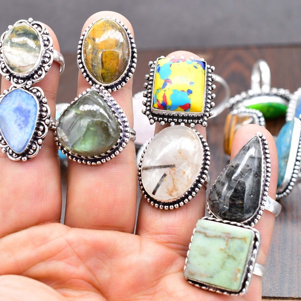 Gemstone Ring - Etsy