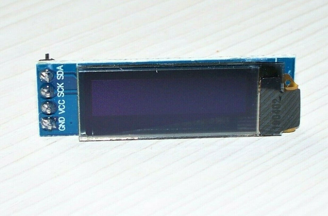 Gotek OLED IIC I2C 0.91 128x32 Blue OLED Lcd Display - Etsy