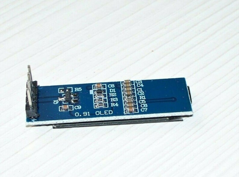 Gotek OLED IIC I2C 0.91 128x32 Blue OLED Lcd Display Module 3.3v 5v - Etsy