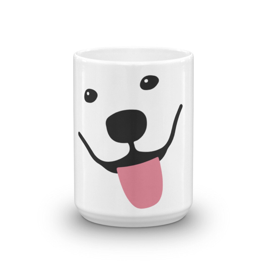 Samoyed Face Mug - Etsy
