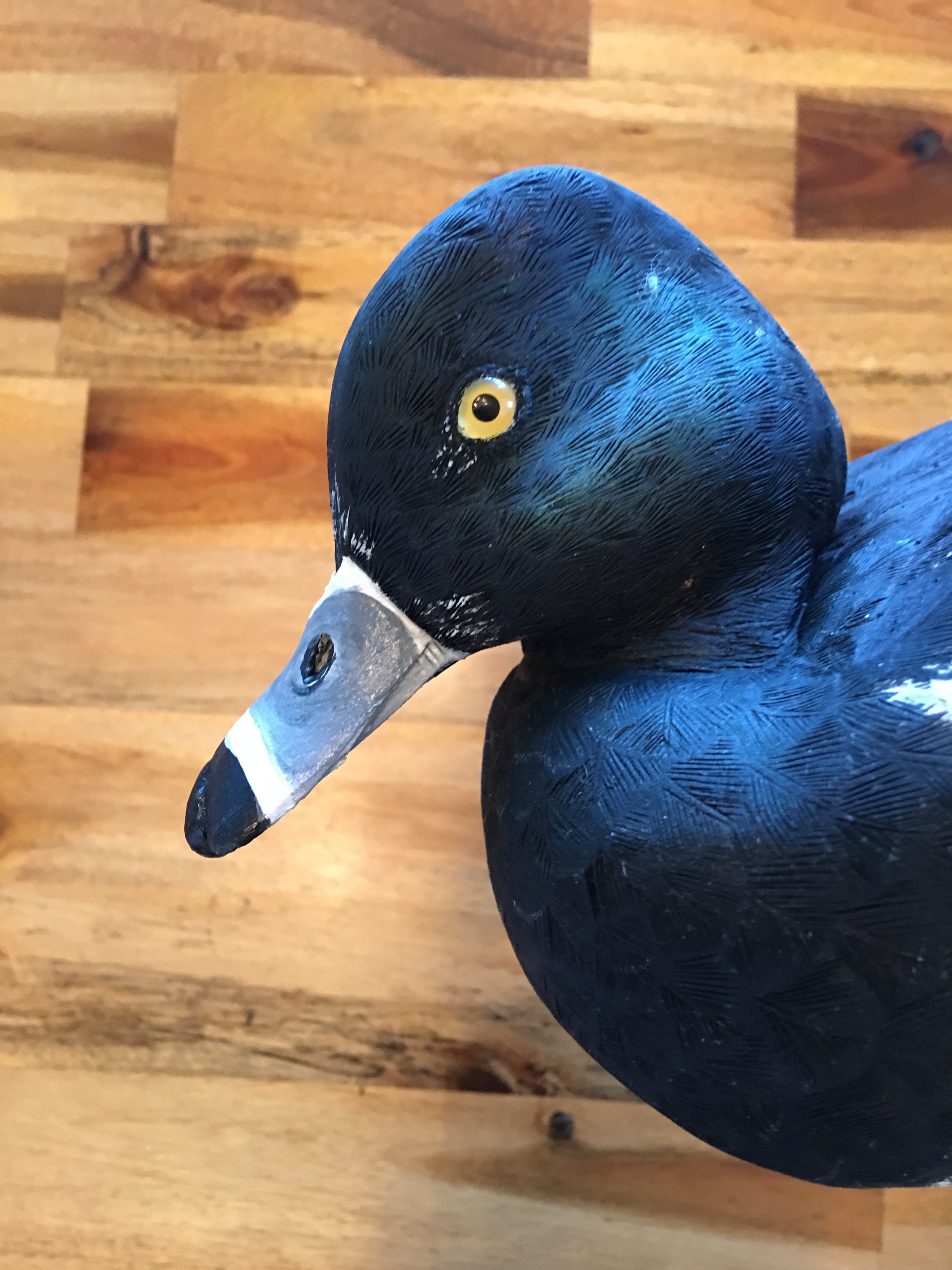 Hand-carved Ring Neck Drake Duck - Etsy