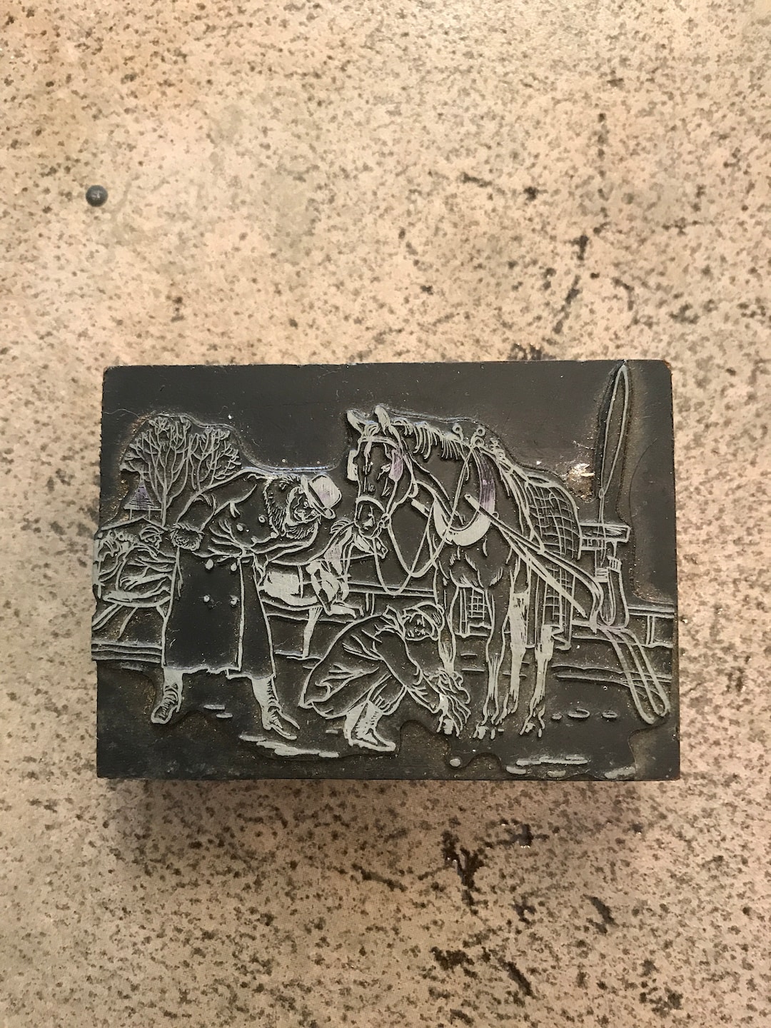 Antique Letterpress Printing Block - Etsy