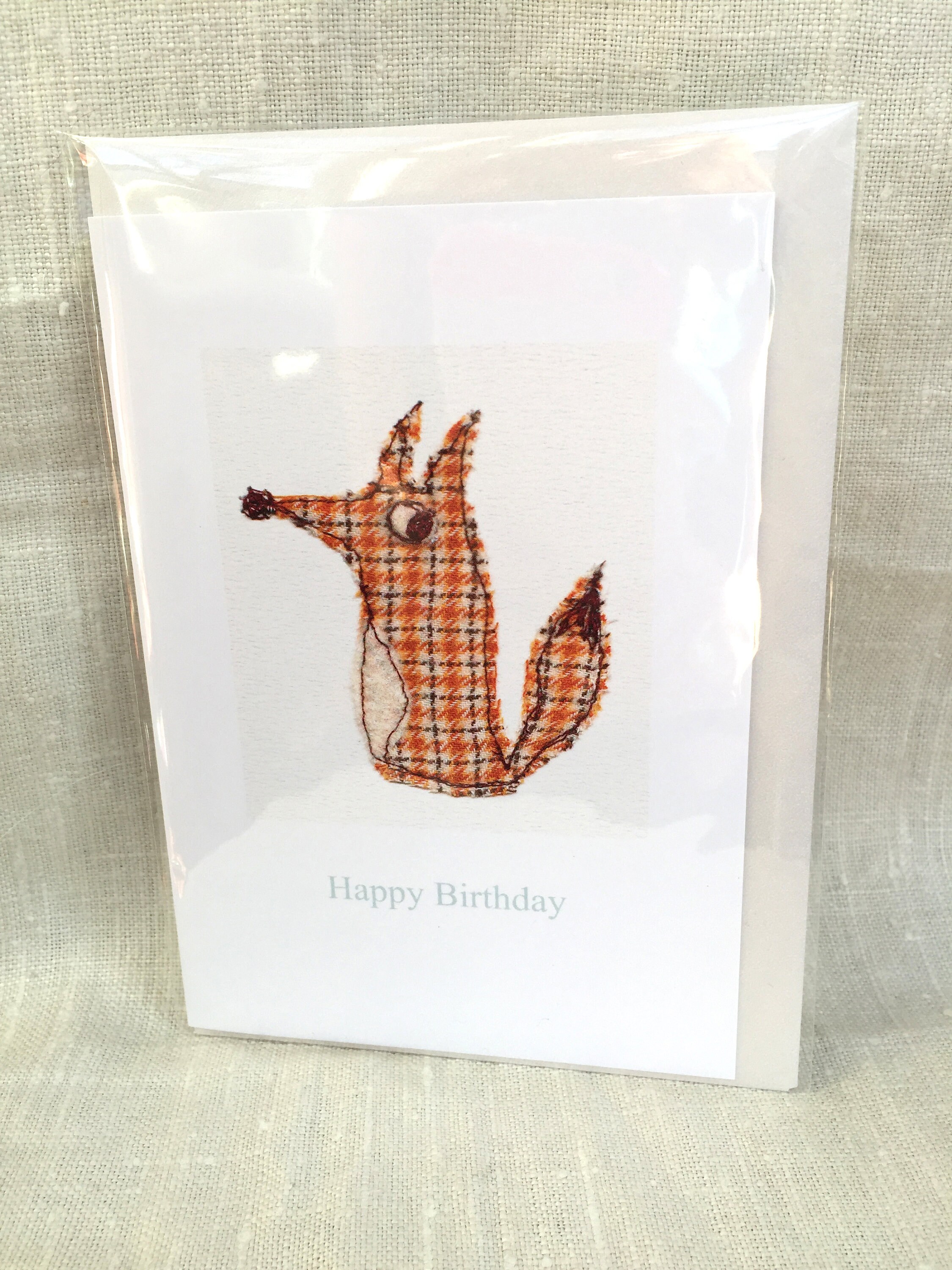 Fox Birthday Card.fox Lover Card.woodland Animal Card.cute Fox Card ...