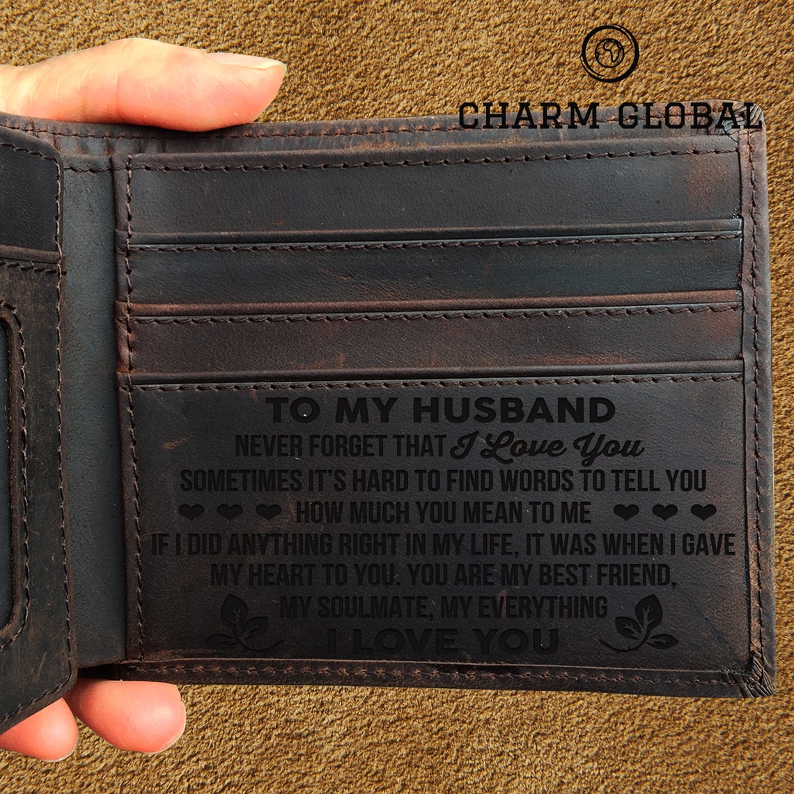 Engraved Wallet Leather Wallets-mens Wallets-personalized - Etsy