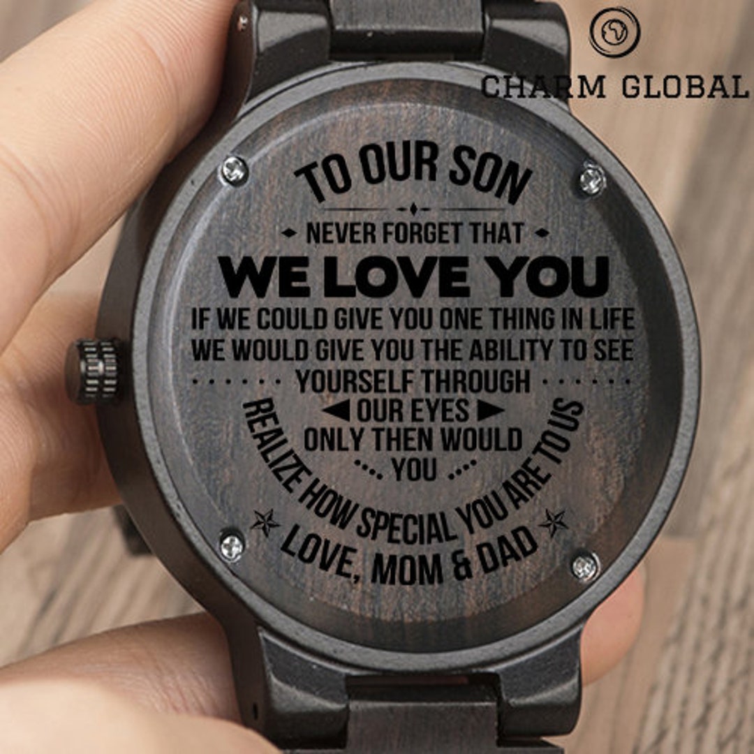 Engraved Watch for Son-personalized Watch for Son-watch for Son-son ...