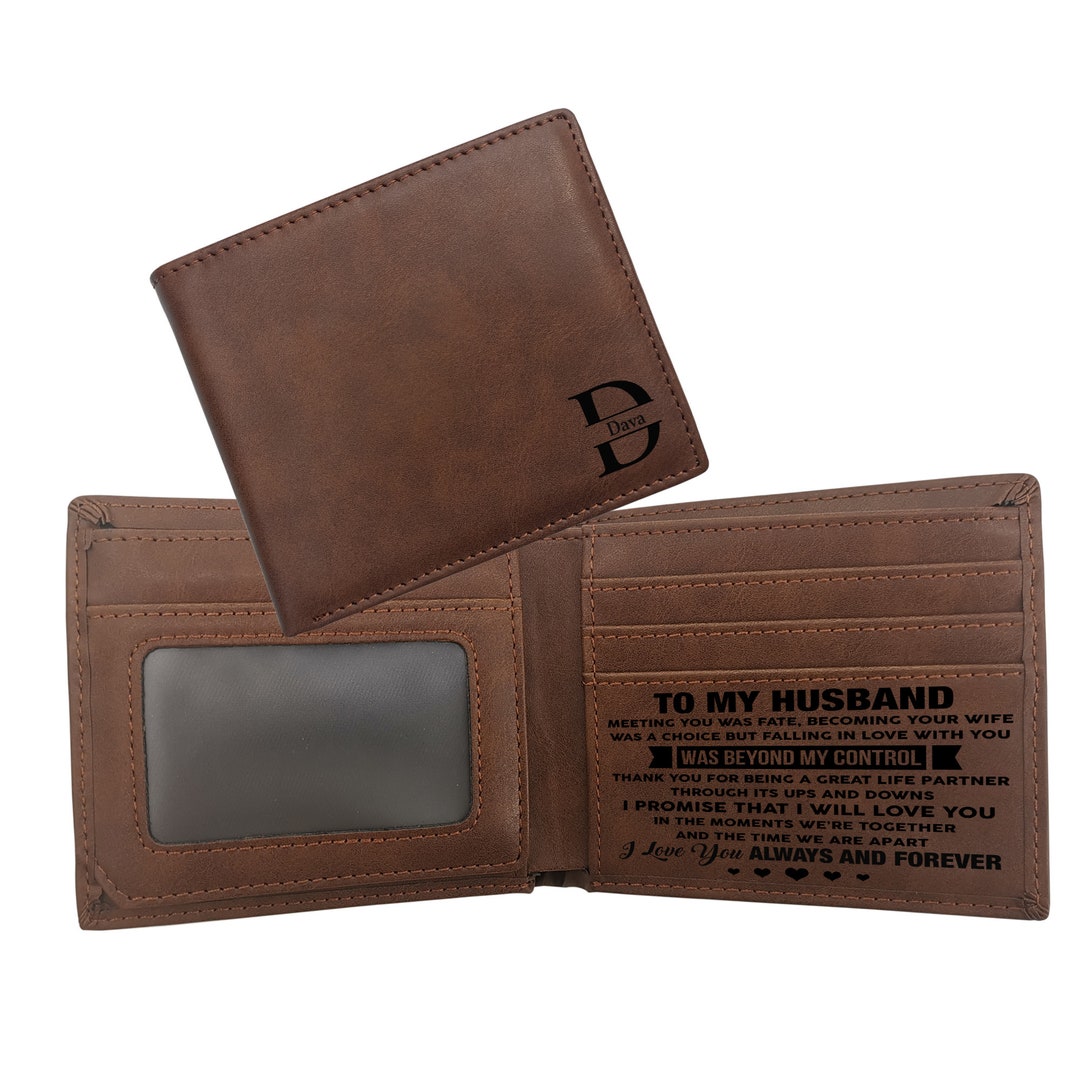 Personalized Wallets for Men, Wallets for Husband, Gifts for Men, W15 ...