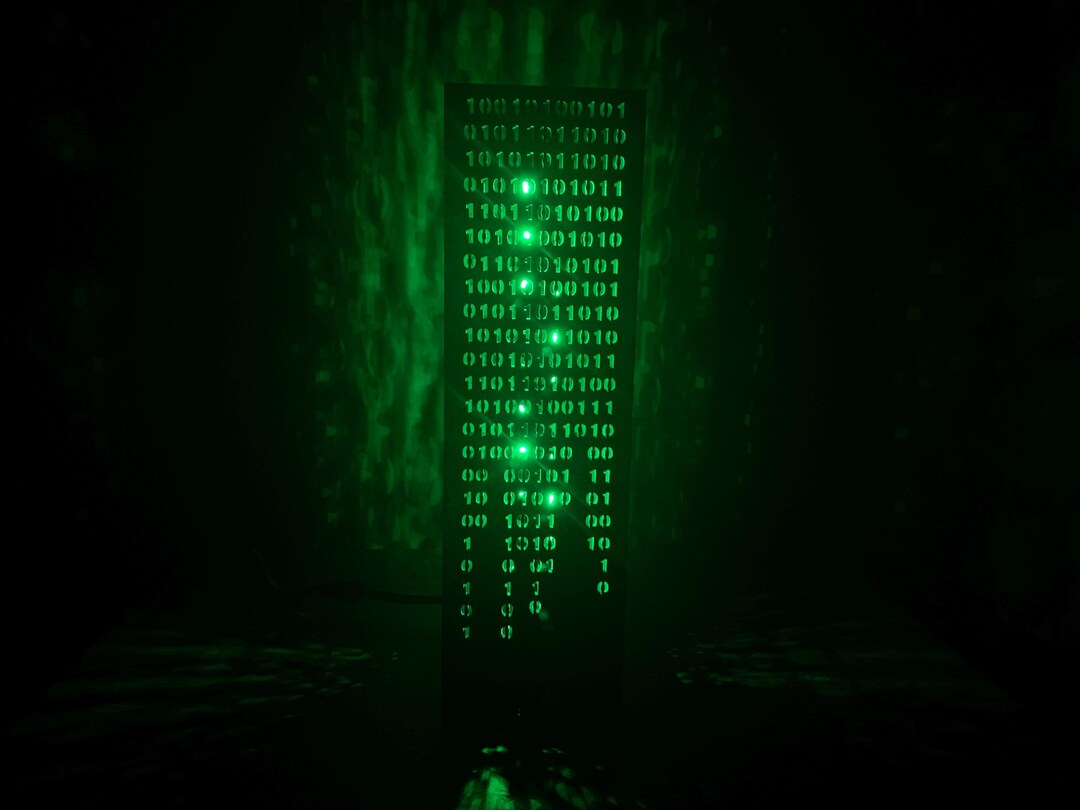 10101 LED Lamp, Iconic Binary Code 10101 Lamp, Tech Lover Lamp, Gift ...