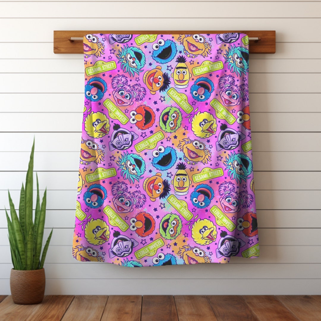 Cute Monsters on Pink Velveteen Minky Blanket, Baby Girl Minky Blanket ...