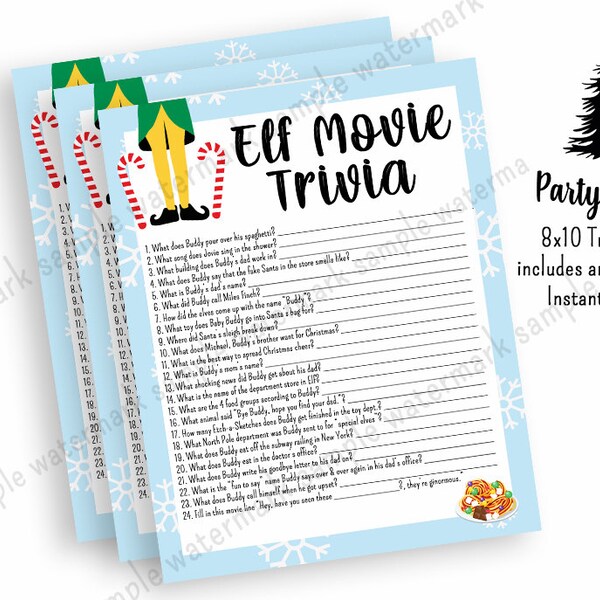 Christmas Trivia - Etsy