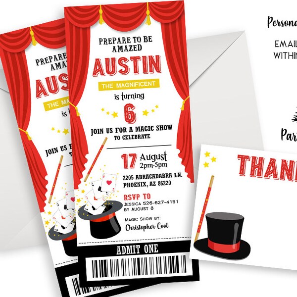 Magic Invitation - Etsy