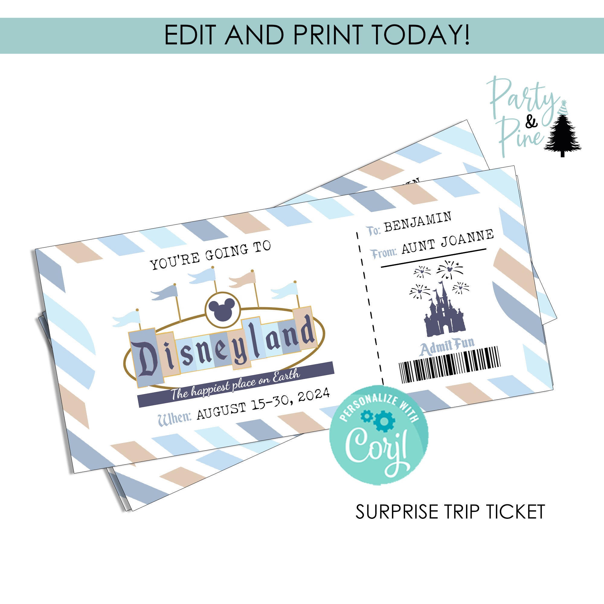 Disney Certificate Template