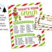 What's Your Grinch Name Digital Printable 8x10 Christmas Holiday ...