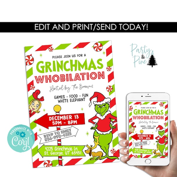 Grinch Whobilation - Etsy