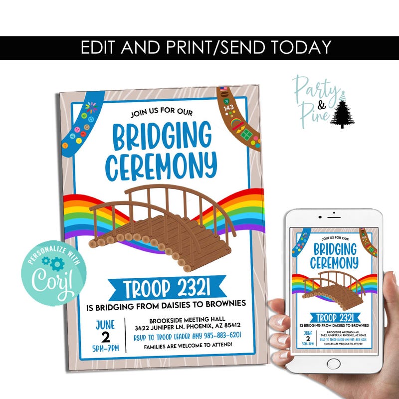 Girl Scout Bridging - Etsy